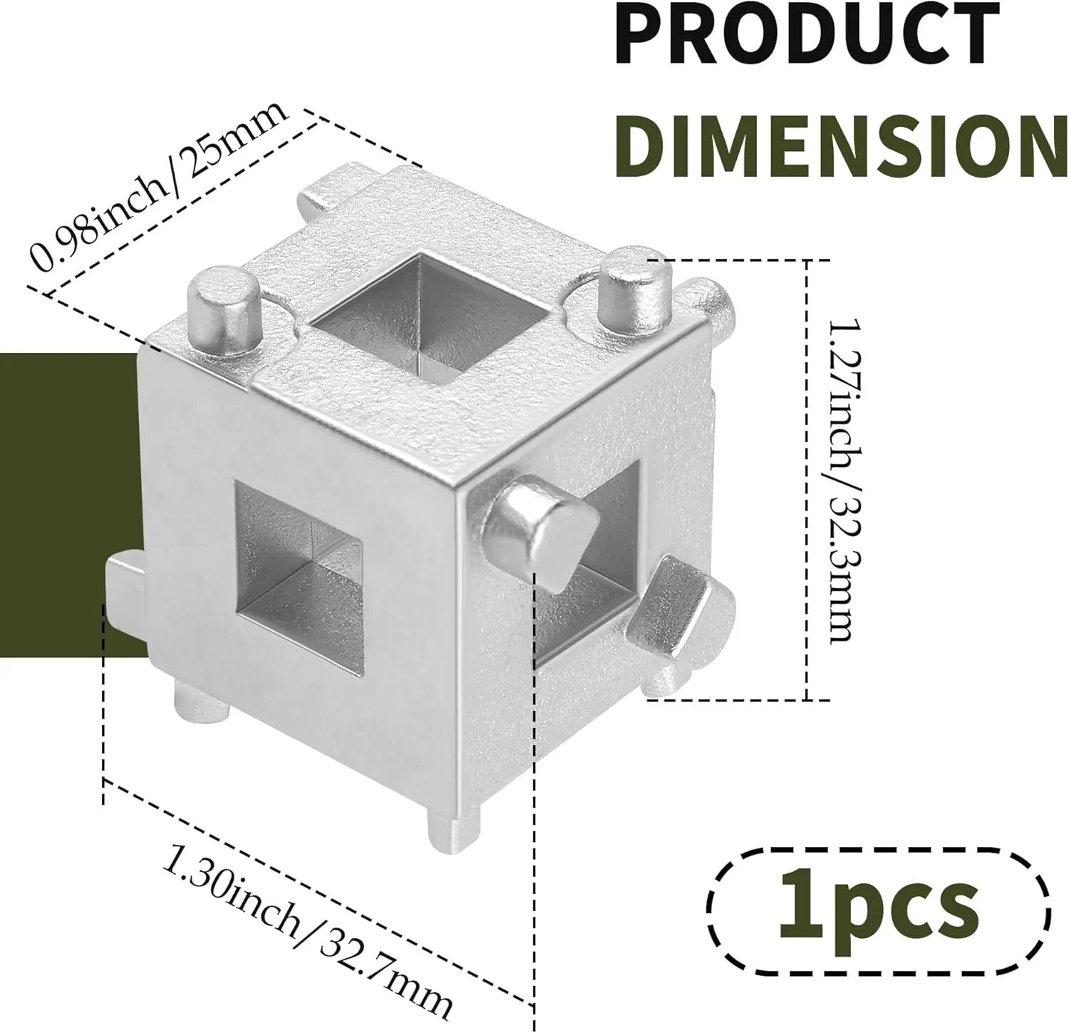 Инструмент Для Сжатия Тормозных Суппортов Cube: Стальной Адаптер-приспособление 3/8 Дюйма Для Снятия Поршней Задних Дисковых .