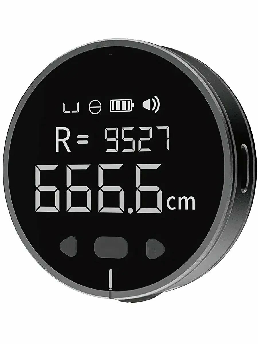 Электронная рулетка Duka Small Q Electronic Ruler, черная, CN