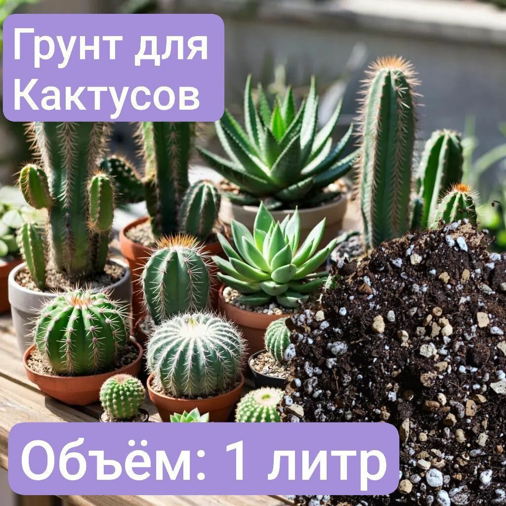 Авторский грунт для Кактусов 1 литр