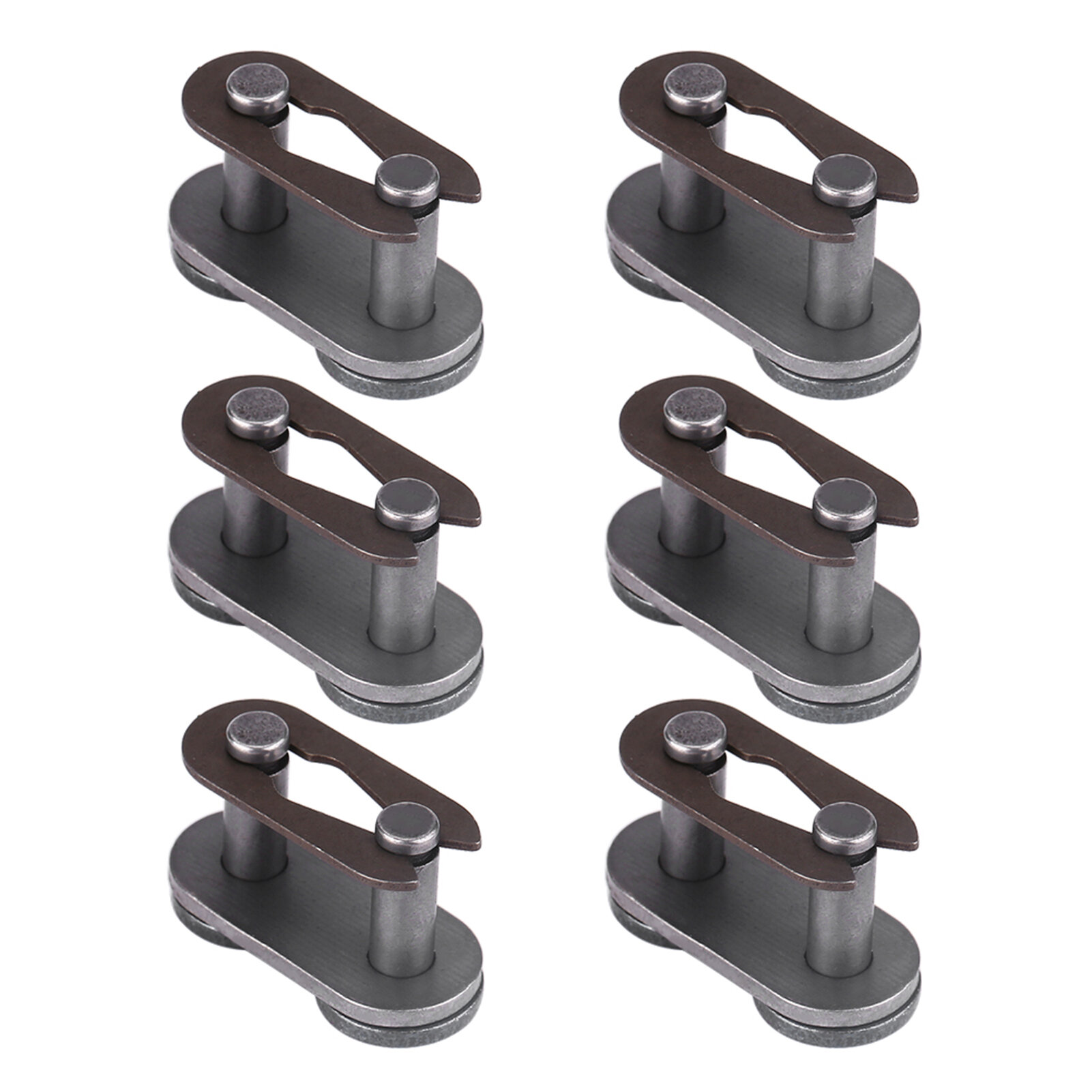 5 комплектов 415 замковых звеньев цепи для двухтактного моторизованного велосипеда, запасных частей для мотоцикла с бензиновым двигателем, прочные, легко устанавливаемые