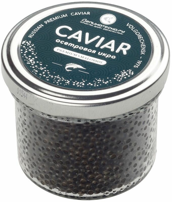 Икра черная осетровых рыб Деликатеска 100г
