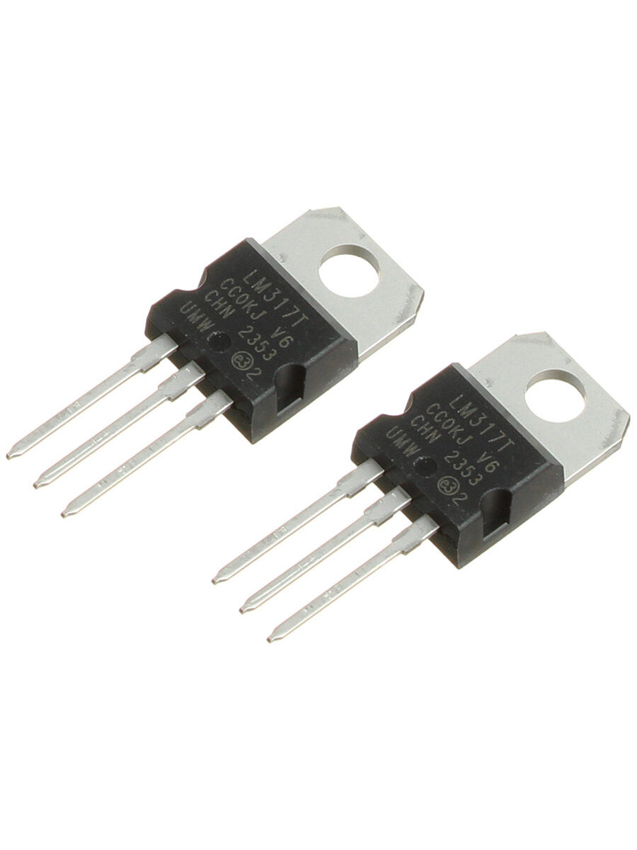 Микросхема LM317T TO-220 UMW (упаковка 4шт)