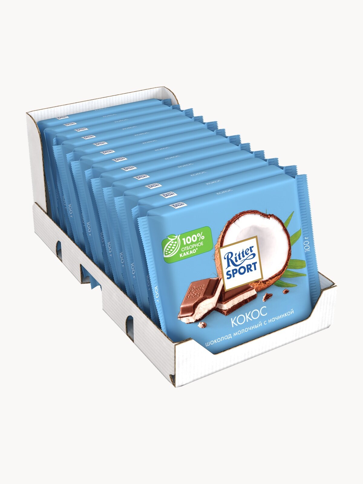 RS Шоколад молочный Кокос 12*100г