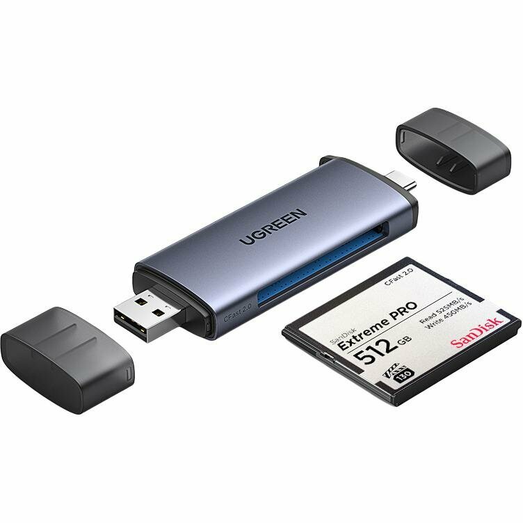 Считыватели карт UGREEN card reader, цвет: card reader