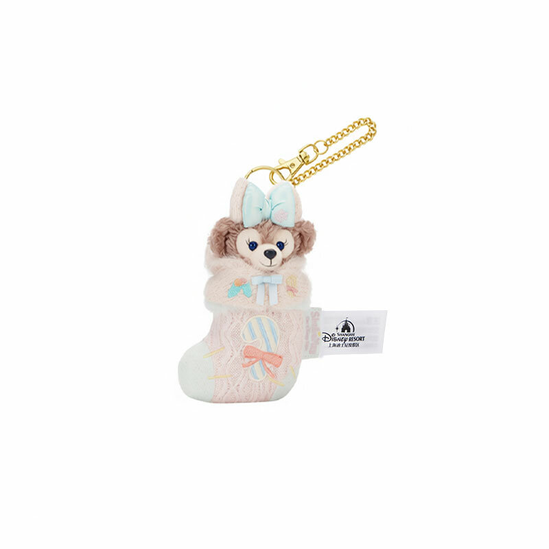 Disney x DISNEYLAND Рождественские носки ShellieMae Кольцо для ключей Плюшевые брелки 12 см Длина тела