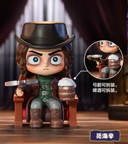 POP MART Универсальная серия Monsters Alliance, слепая коробка Коричневый, Van Helsing