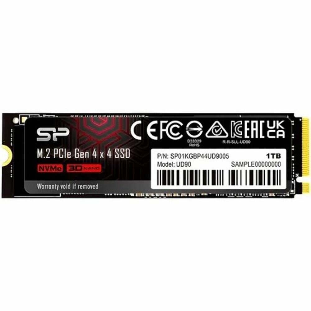 SSD накопитель Silicon Power PCI-E 3.0 1Tb SP01KGBP44UD9005 M-Series UD80 M.2 2280