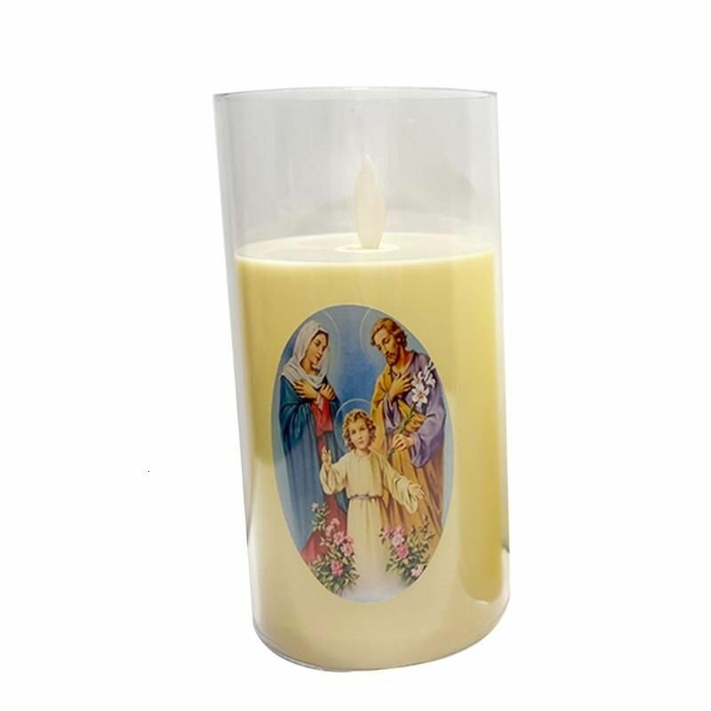 Светодиодная церковная свеча, Батарея - семья из трех человек