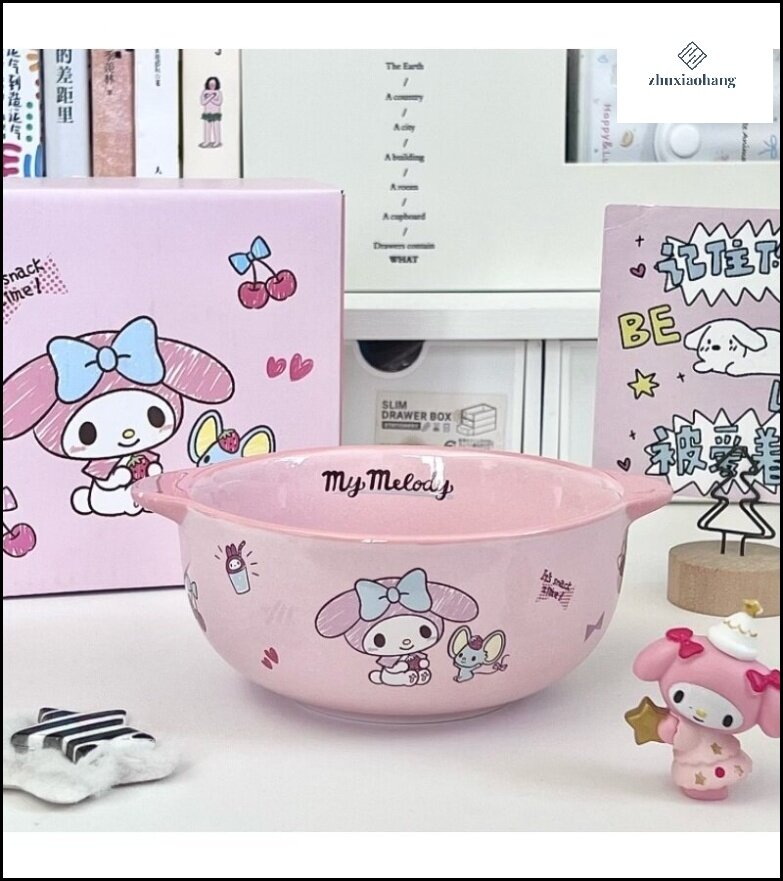 Эксклюзивная детская тарелка для супа Sanrio с мультяшным дизайном, керамическая чаша Куломи для риса