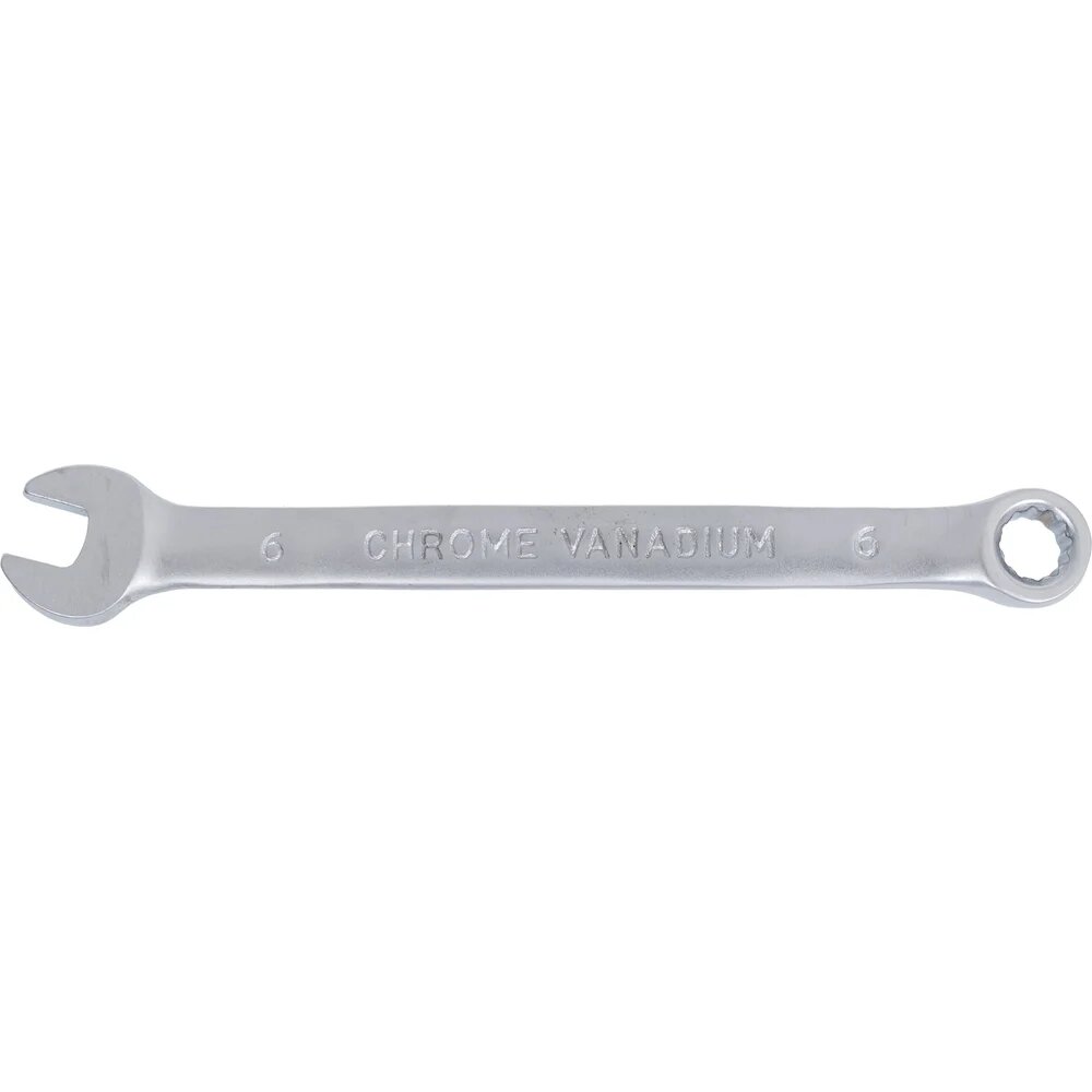 Комбинированный ключ BARTEX 6 мм, матовый, CrV сталь 169962