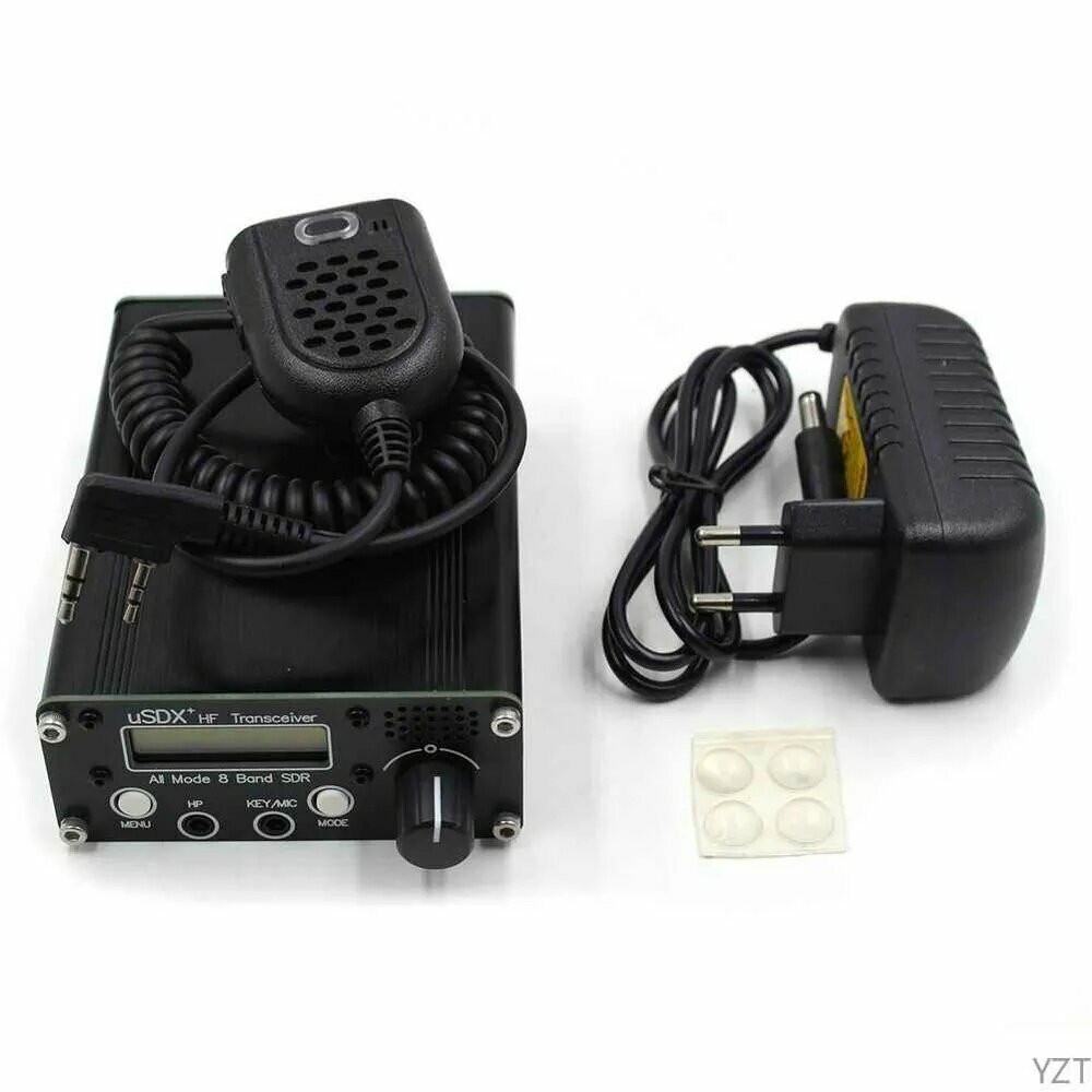 3-5 Вт USDX+ SDR 8-диапазонный КВ радиоприемник QRP CW Трансивер, вилка европейского стандарта, без аккумулятора