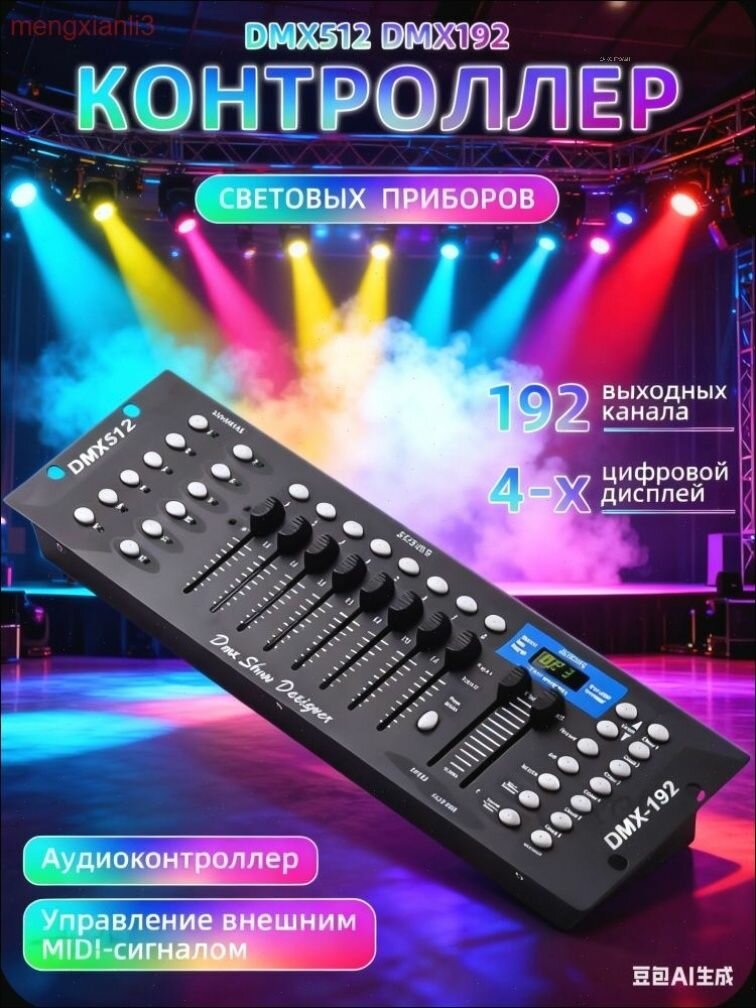 Эксклюзивный DMX192 пульт для светомузыки