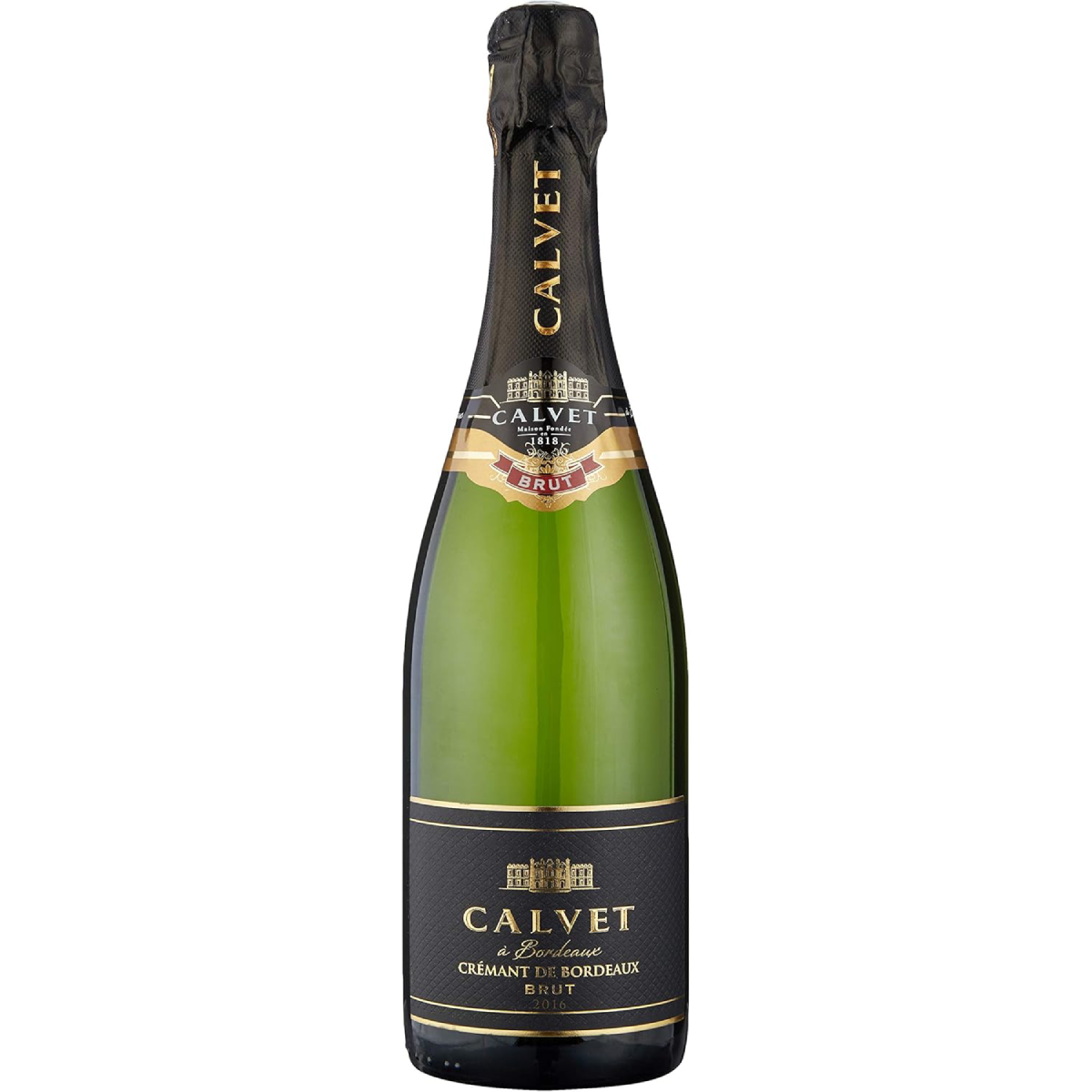 Вино игристое Calvet Cremant de Bordeaux Brut белое брют 0,75 л