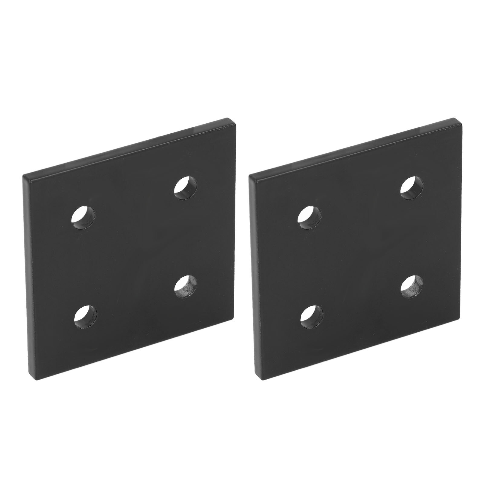 Шт. соединительная пластина, угловой крепеж, прямоугольный кронштейн, алюминиевый профиль, соединительный для дерева, 4 отверстия, 6060
