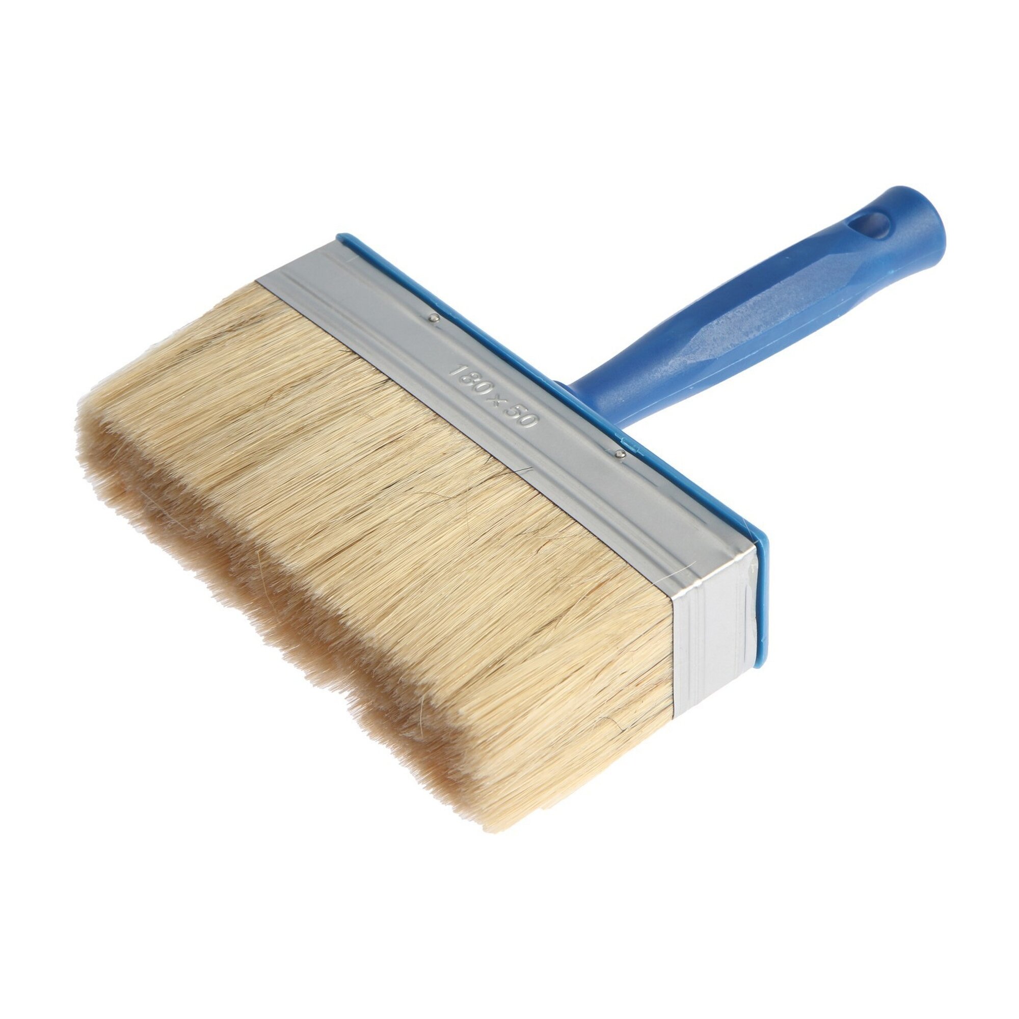 Кисть-макловица тундра, смешанная щетина, пластиковая рукоятка, 50х180 мм