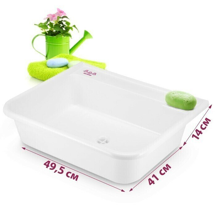 !09 Раковина-мойка, 41 × 49,5 × 14 см, «Мастерица»