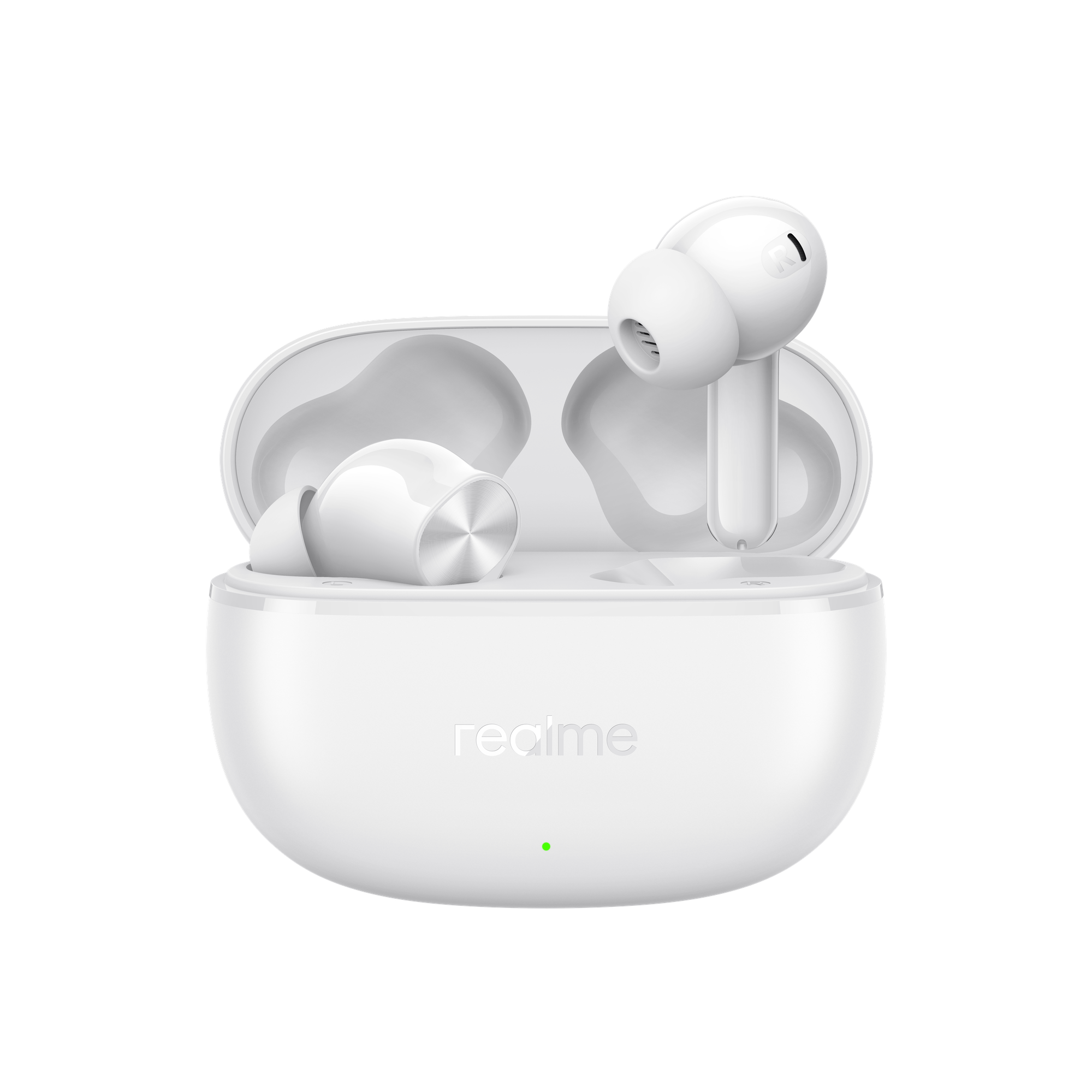 Наушники realme Buds T200X, Bluetooth 5.4, ANC, закрытые, белые