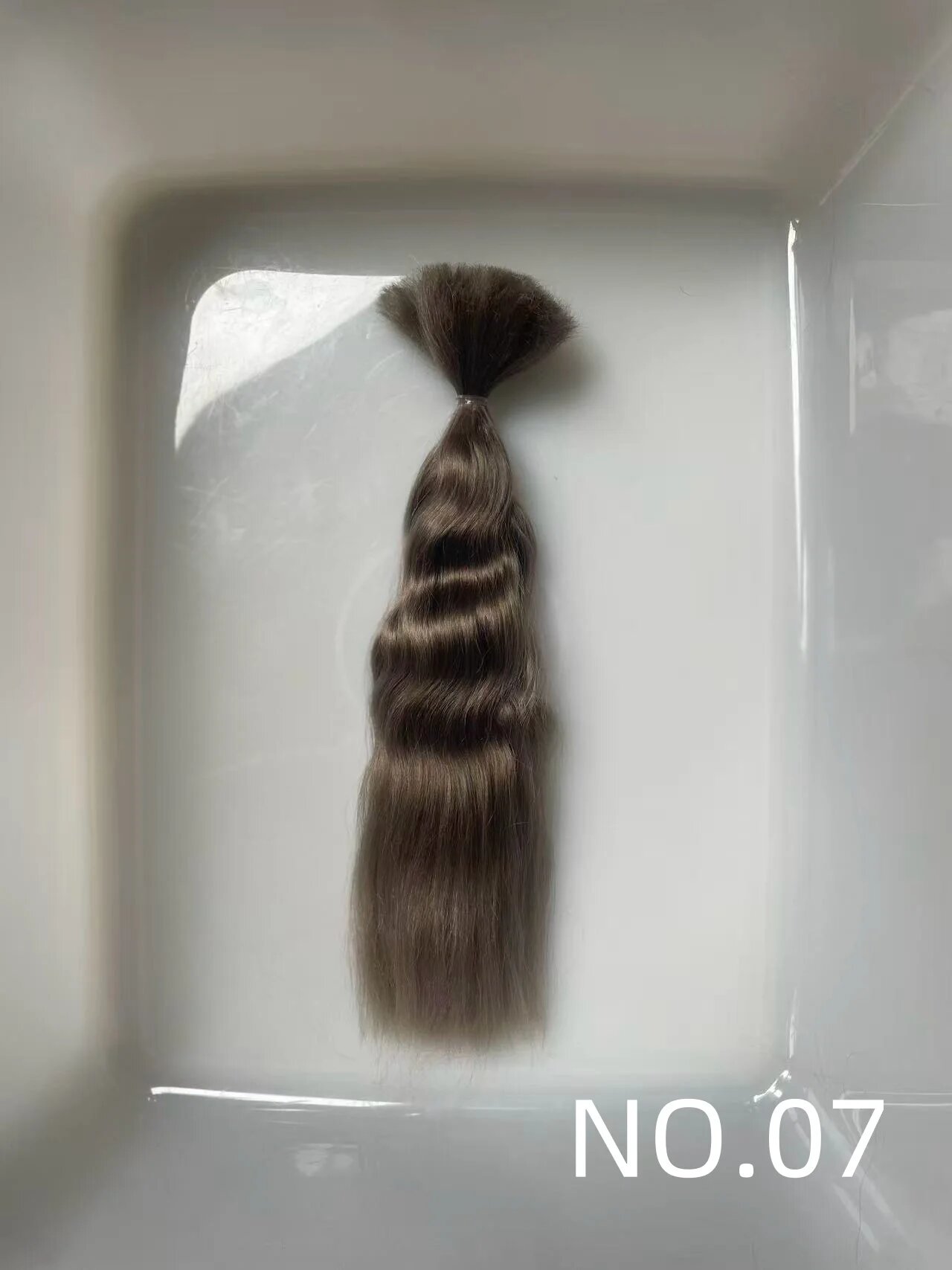 Мохеровый парик для куклы Schengen 23-26 см No.10007, wavy hair 10g