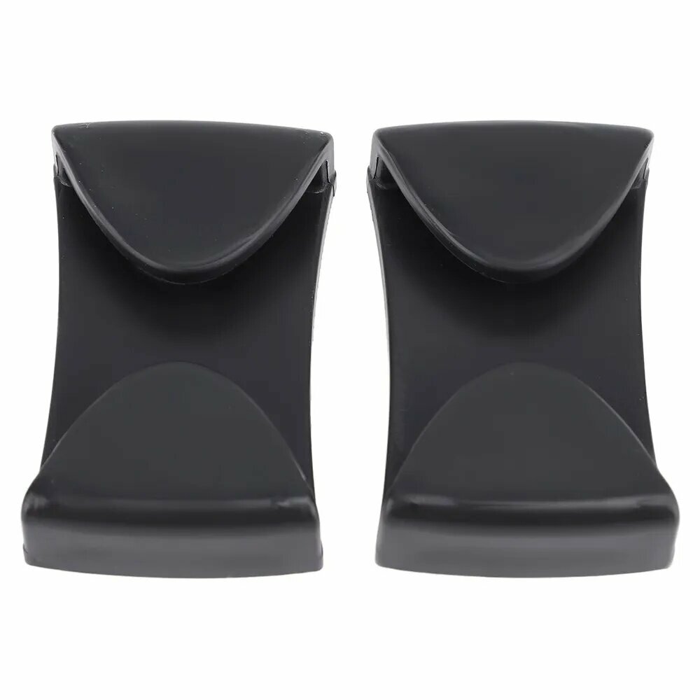 Зажимы для горнолыжных очков, 2 шт, зажим для шлема для зимних спортивных очков, легко устанавливаемые, аксессуары для лыж, черные, прочные