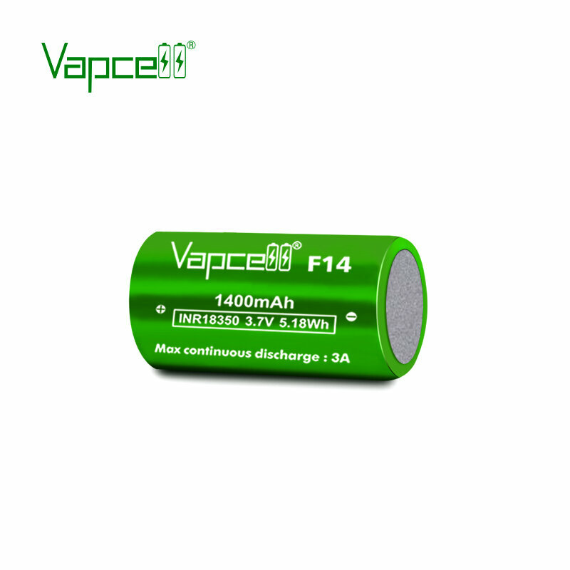 Vapcell F14 INR18350 1400mAh 3A 3.7V литиевая батарея