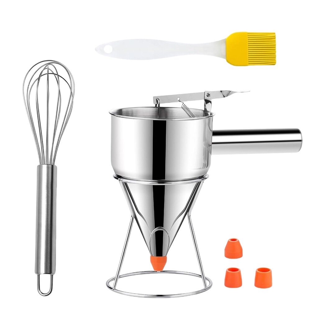 Дозатор теста для тортов из нержавеющей стали Подходит для кексов и вафель