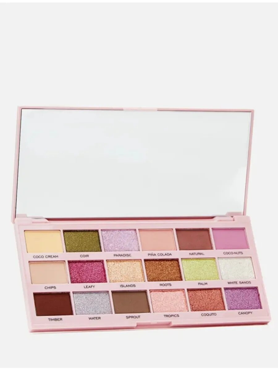 Палетка теней для век I HEART REVOLUTION tasty coconut