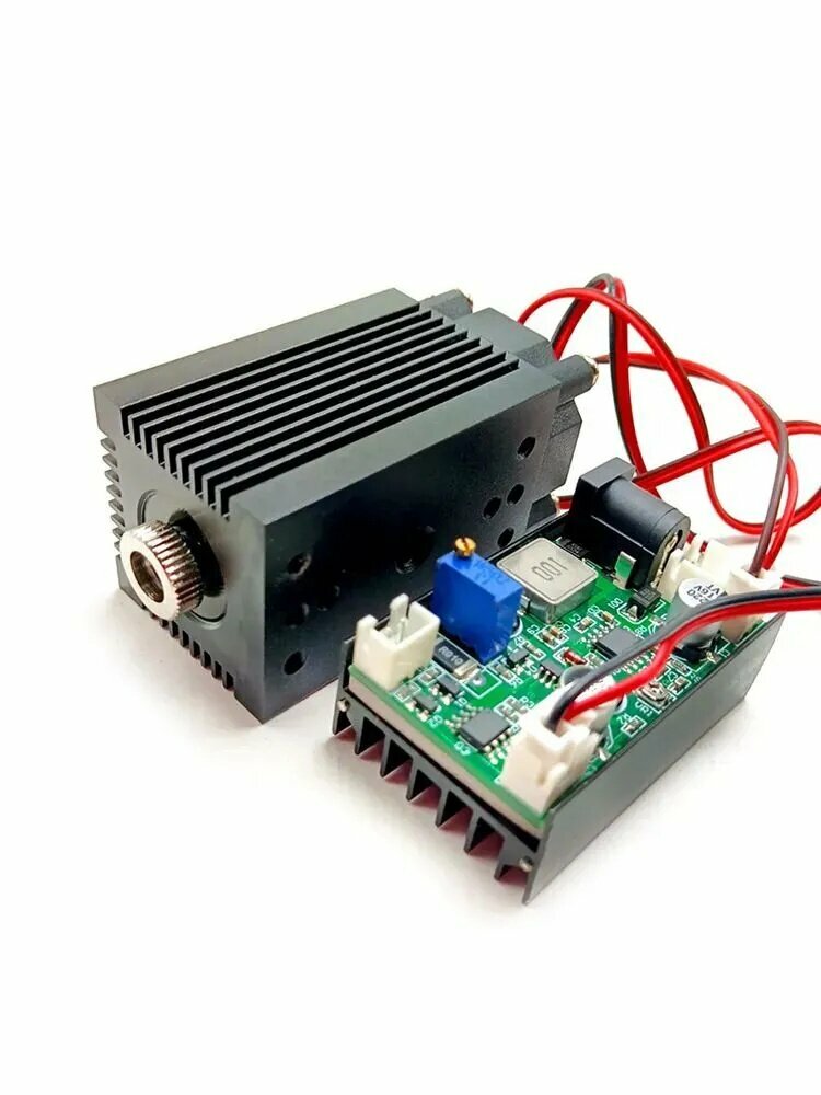 850 нм 1 Вт Инфракрасный ИК 1000 МВт Фокусируемый точечный лазерный диодный модуль DC12V + Вентилятор + Драйвер