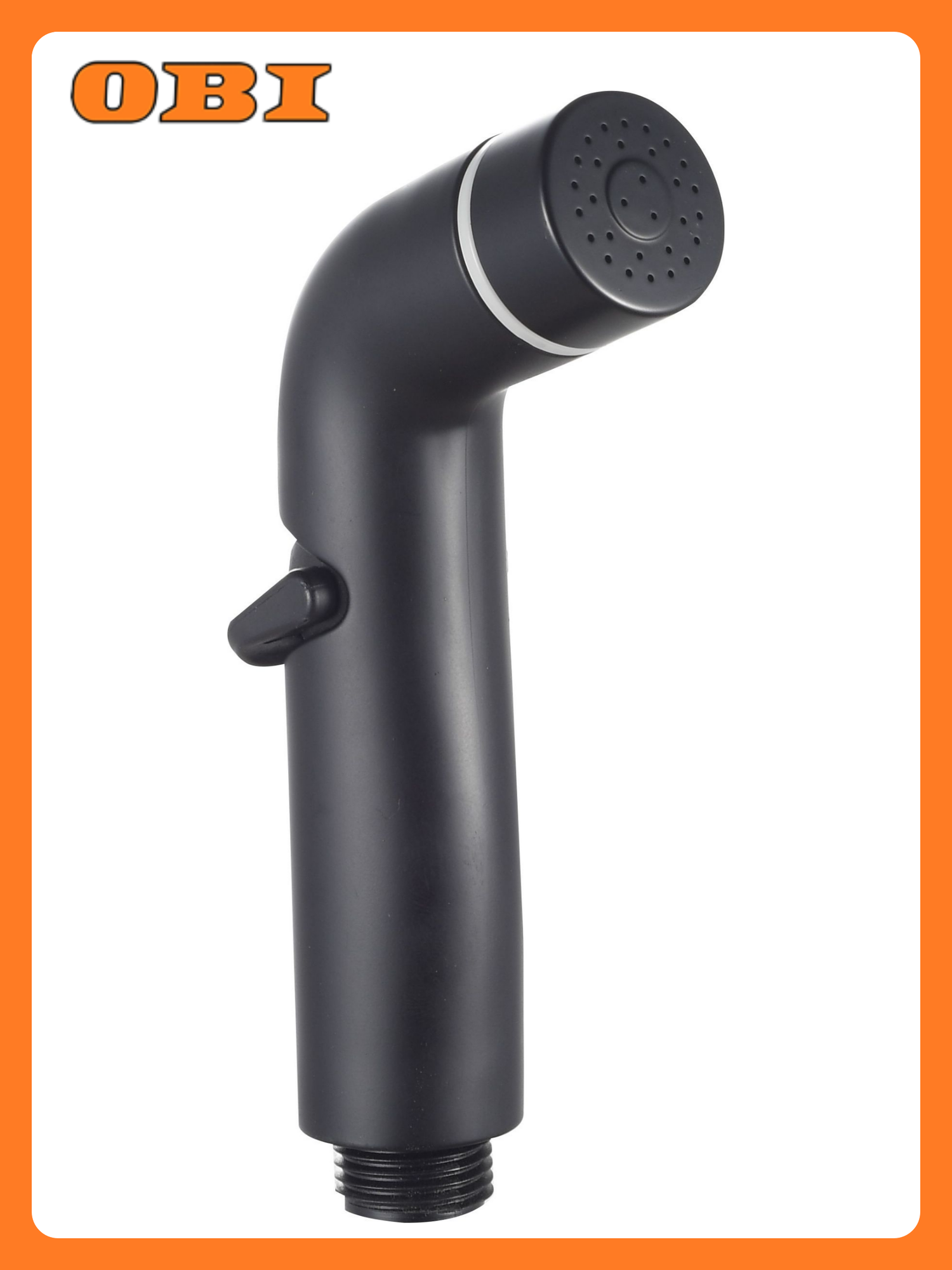 Гигиеническая лейка ESKO S001, ABS-пластик, матовый хром, черный, 1 режим