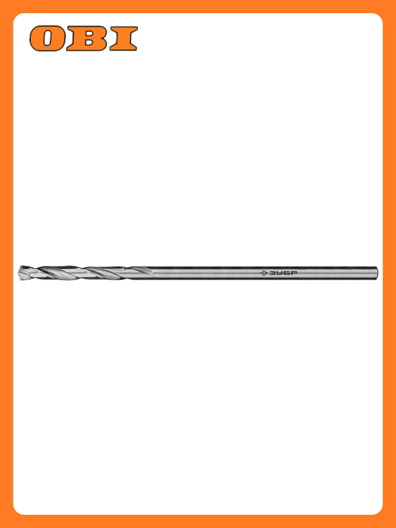 Сверло по металлу ЗУБР hss 1.0х34 мм