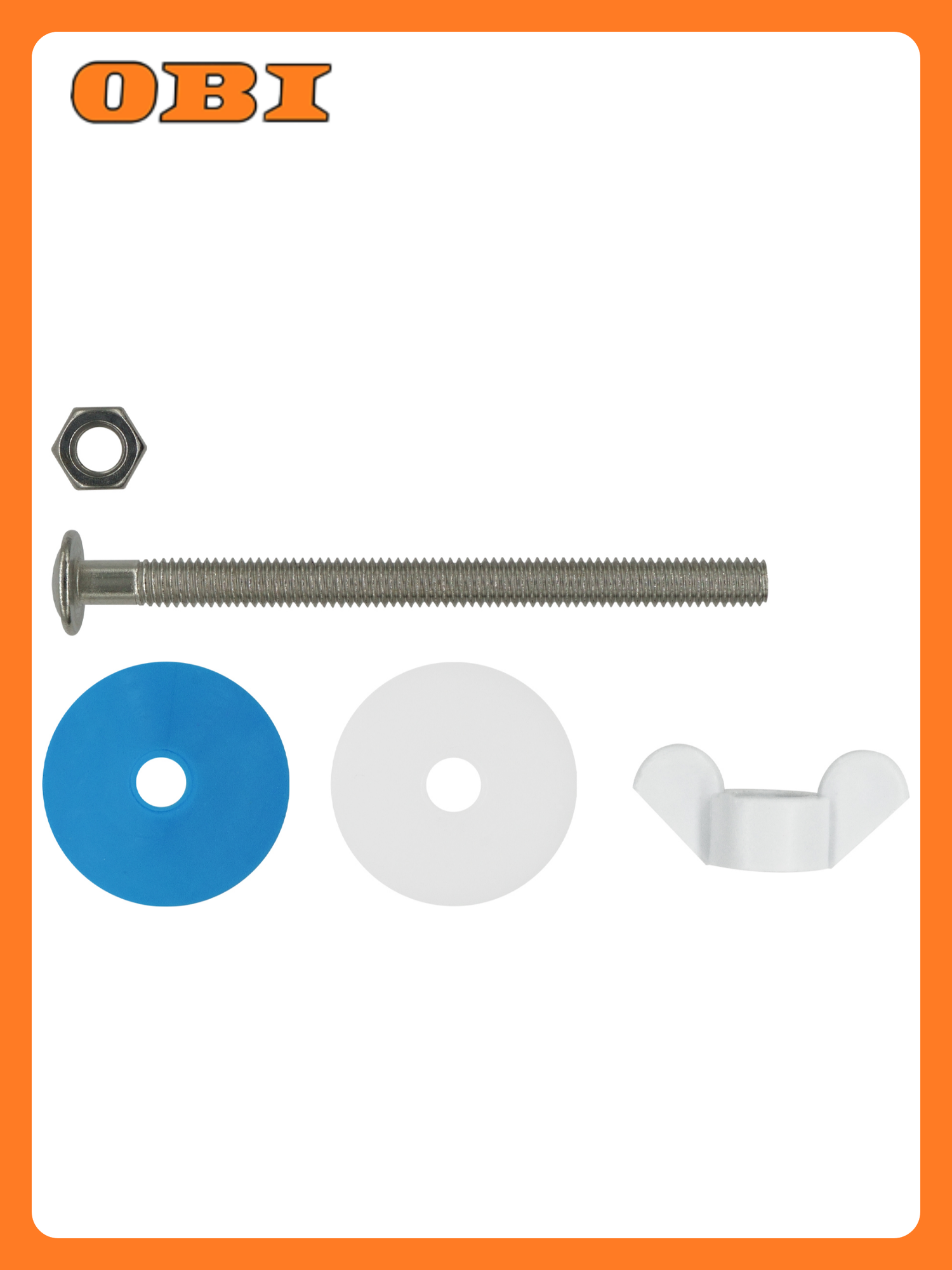 Крепление бачка Европартнер, нержавеющее, для унитаза, 1 комплект