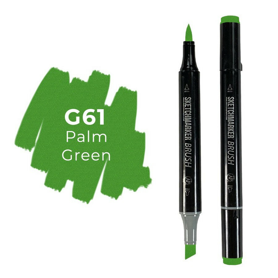 Маркер художественный SketchMarker Brush Pro, G61 Palm Mose (SketchMarker G61)