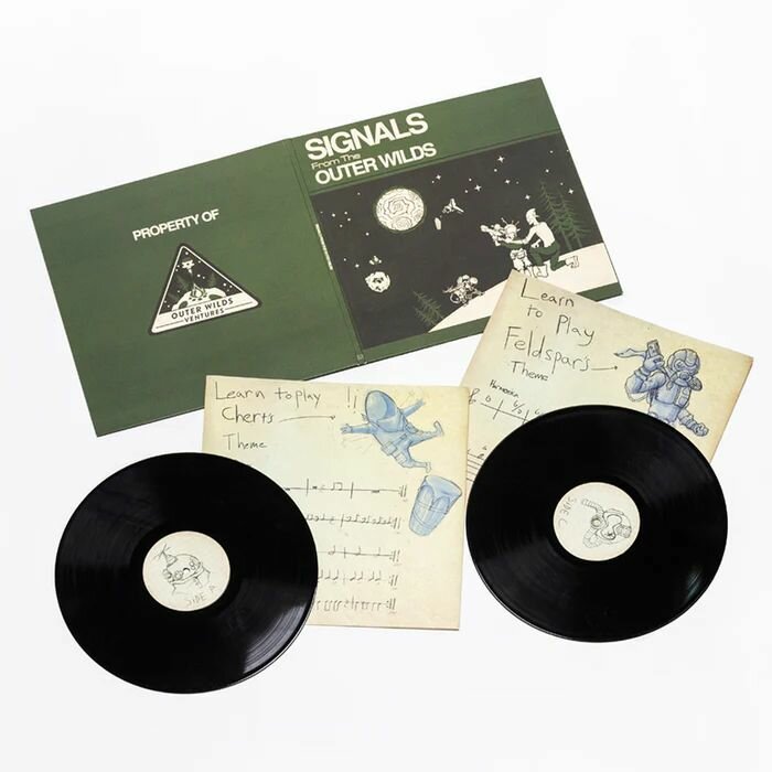 Signals from Outer Wilds OST (Black Hole USA Stereo Limited Soundtrack) Цвет: "Черная Дыра", Ультра-Редкая Виниловая Пластинка из США + Секретные Бонусные Композиции на Пластинках