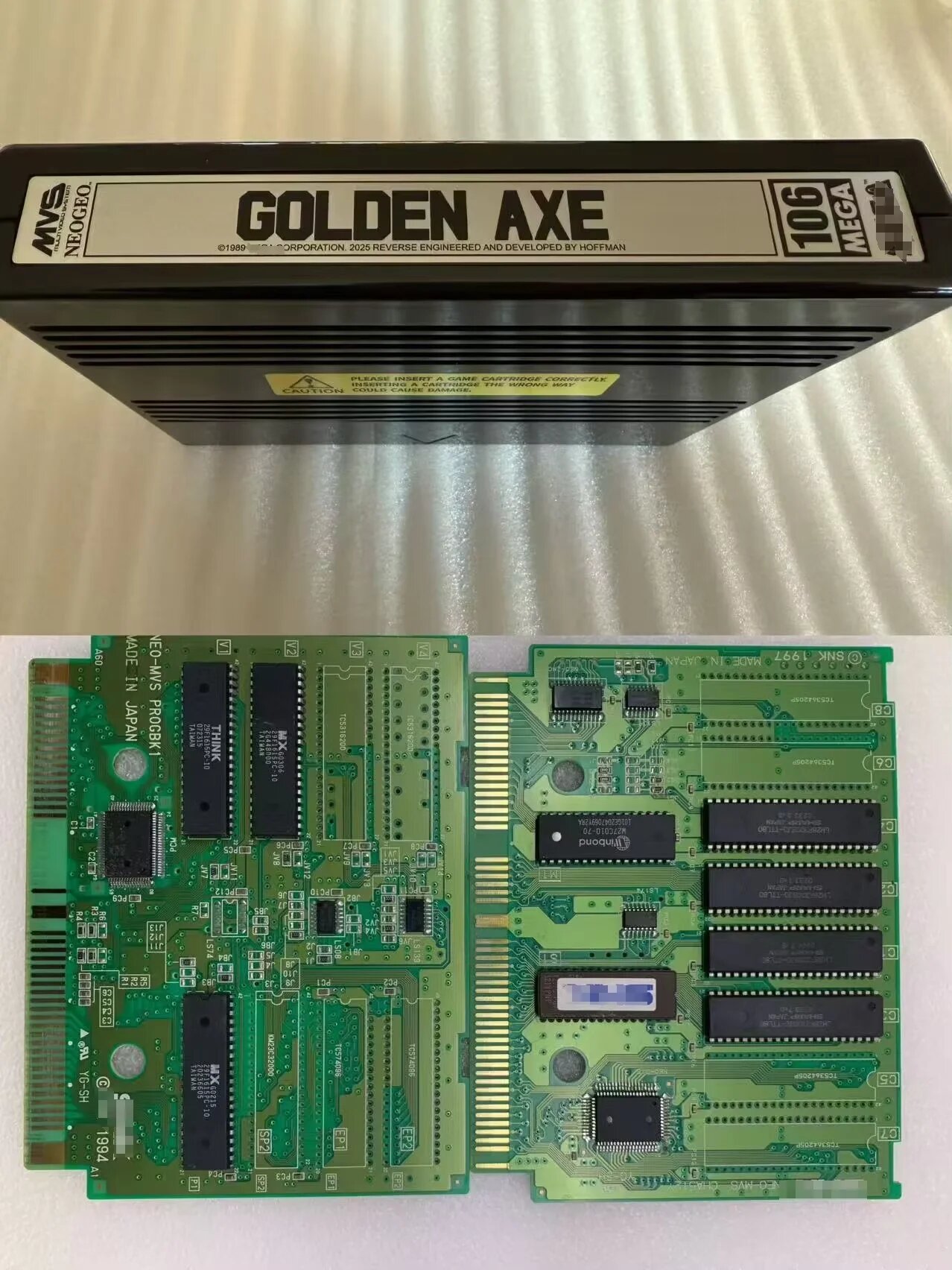 Neogeo Golden Axe Original PCB картридж