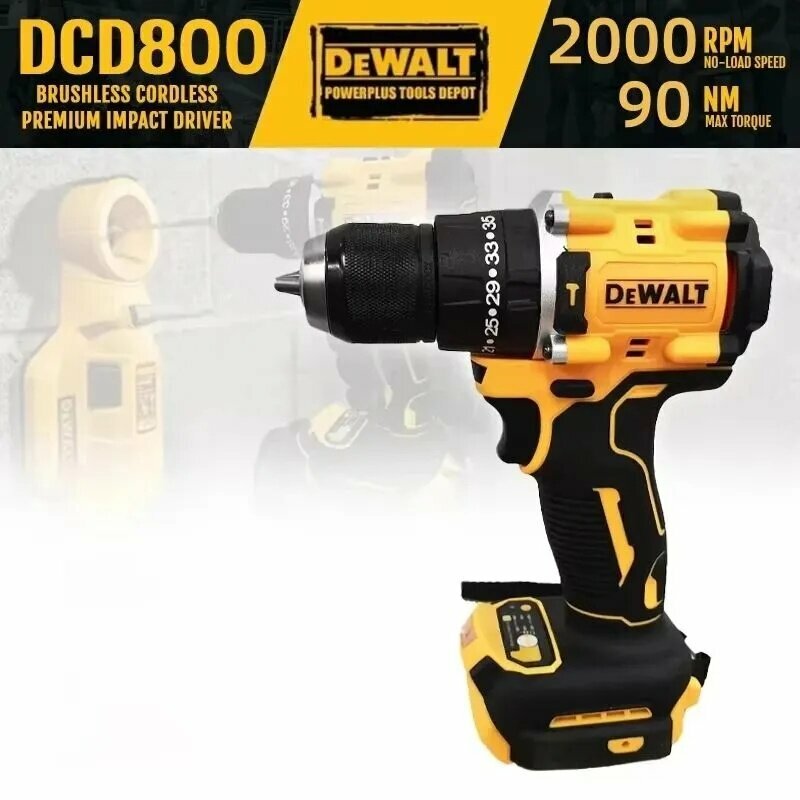Dewalt plus Шуруповерт, 90 Нм, 0 АКБ