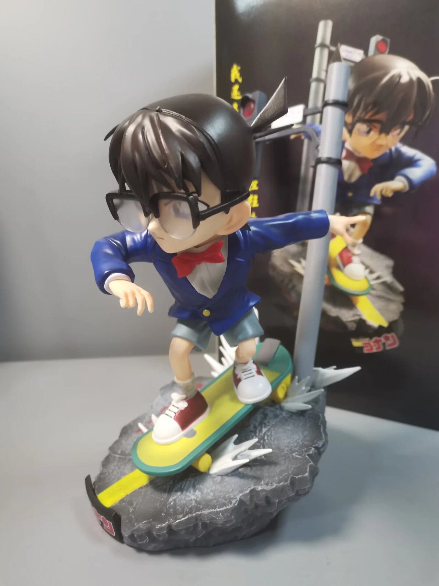 Фигурка Конана LK в скейтборде, в масштабе 1/4, модель сцены, набор в коробке.