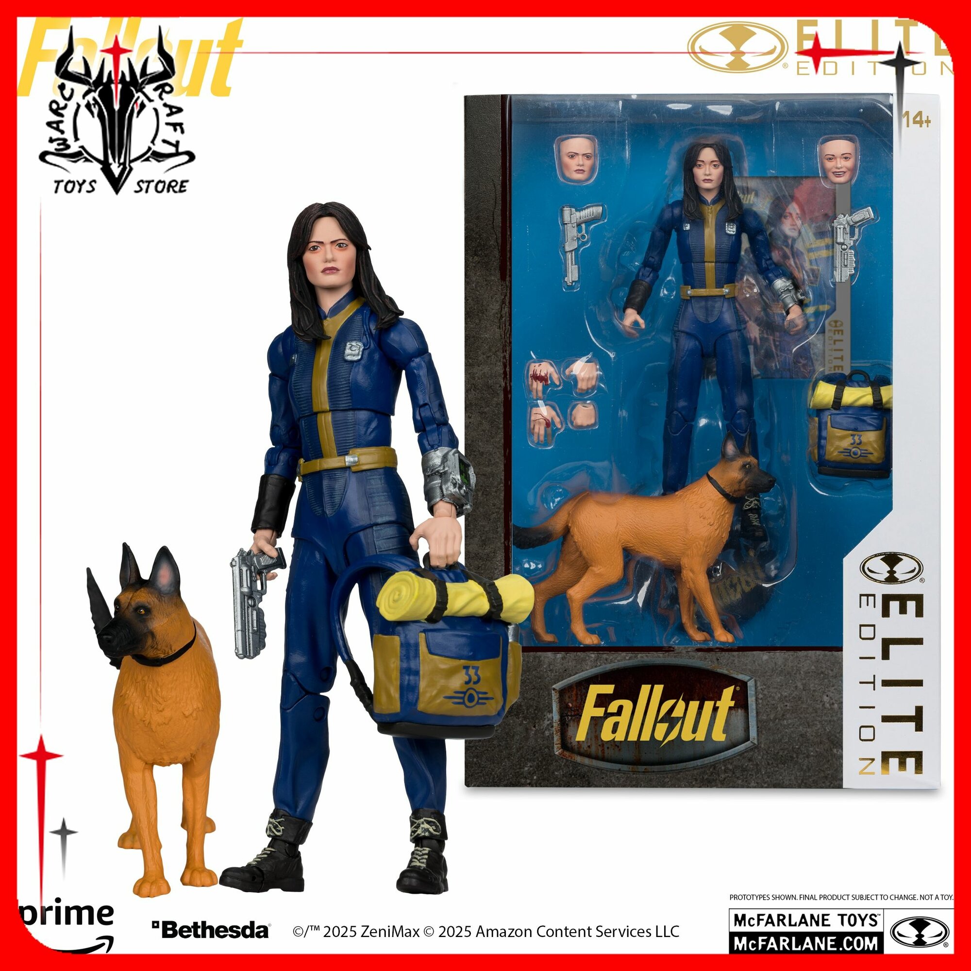 Макфарлейн игрушки Fallout Люси 7in Deluxe Action фигура макфарлейн элит Edition