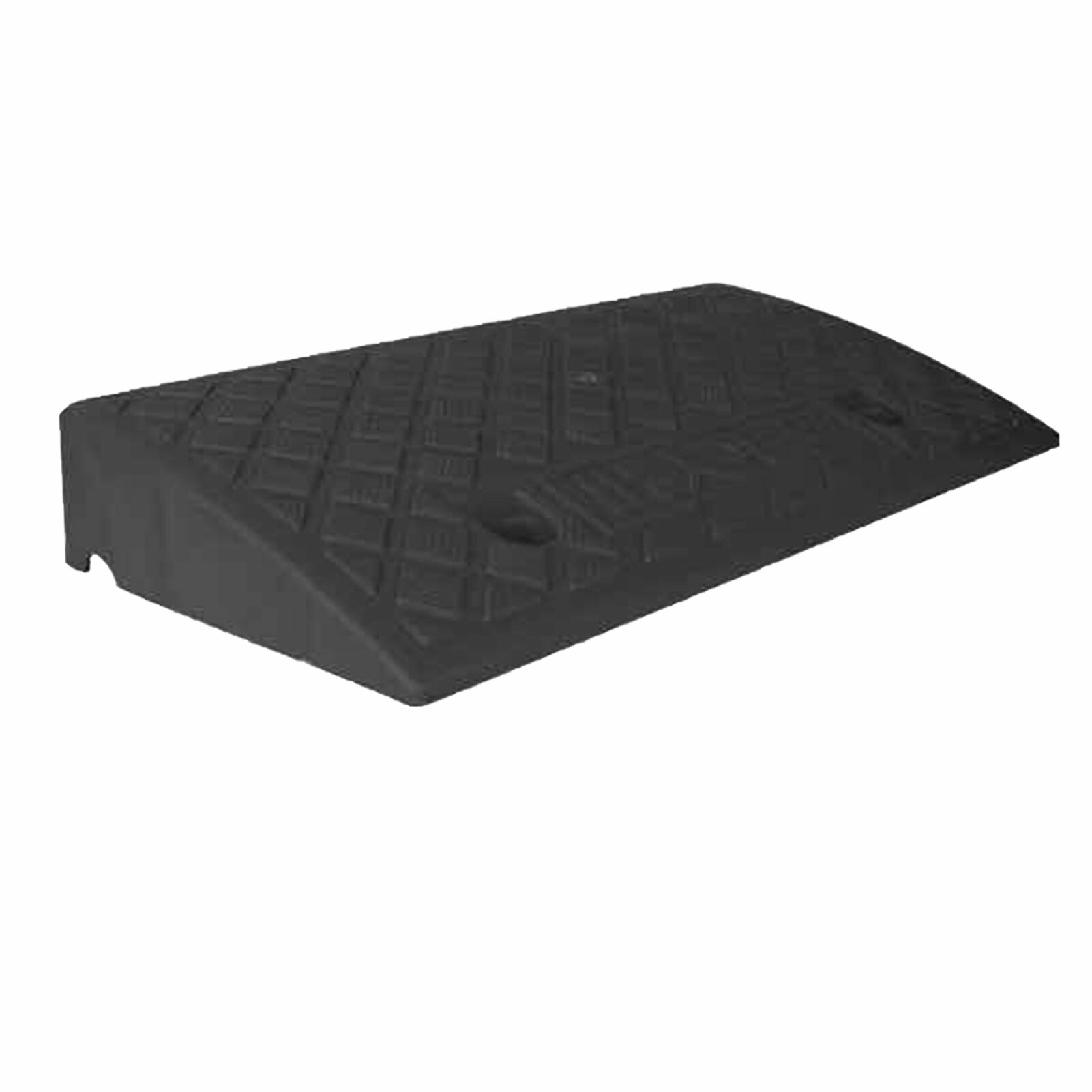 Скорость в гору ступеньки Шаги черно -желтого цвета легкая пластиковая панель для паутины для уличной парковки черная/9см