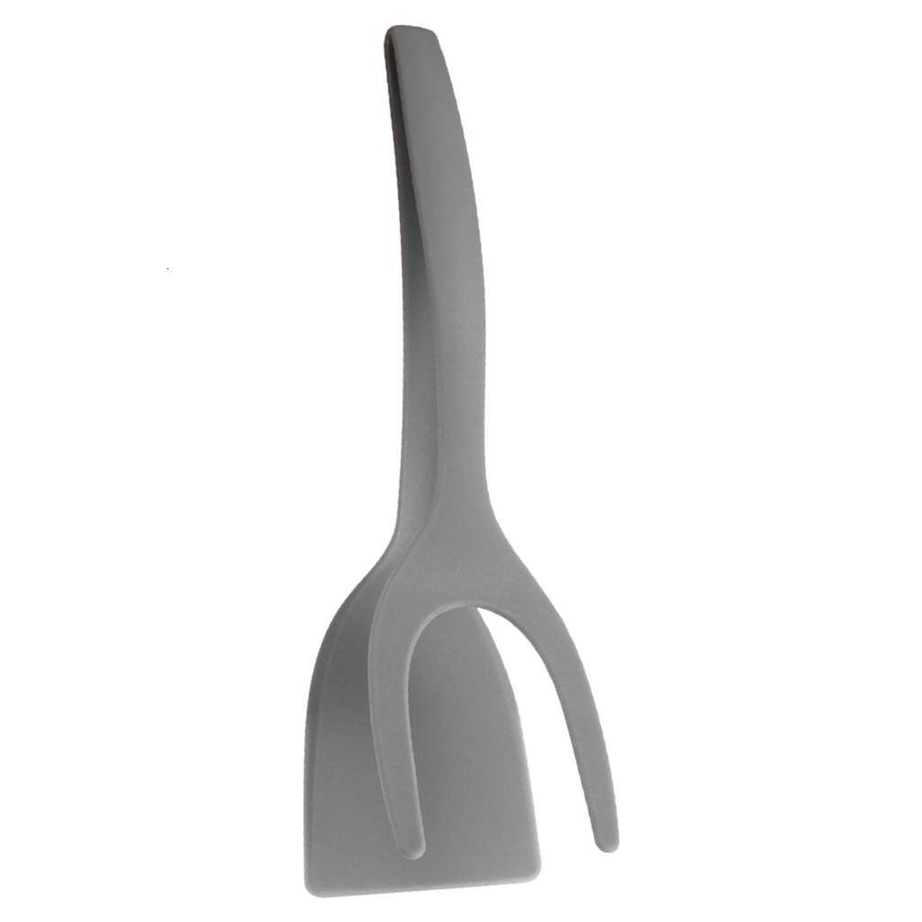 2-в-1 лопатка-щипцы для яиц и блинов, Серый