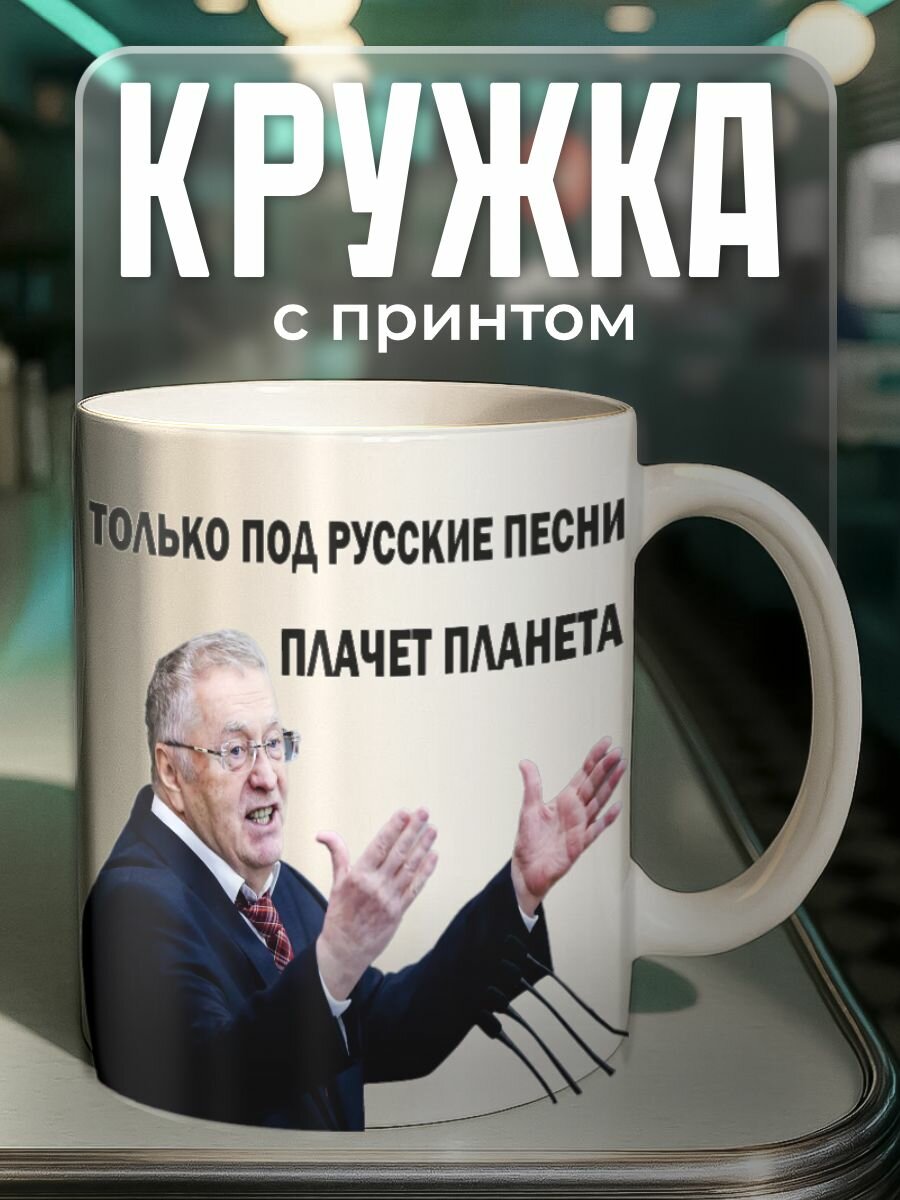 Кружка с принтом Владимир Жириновский