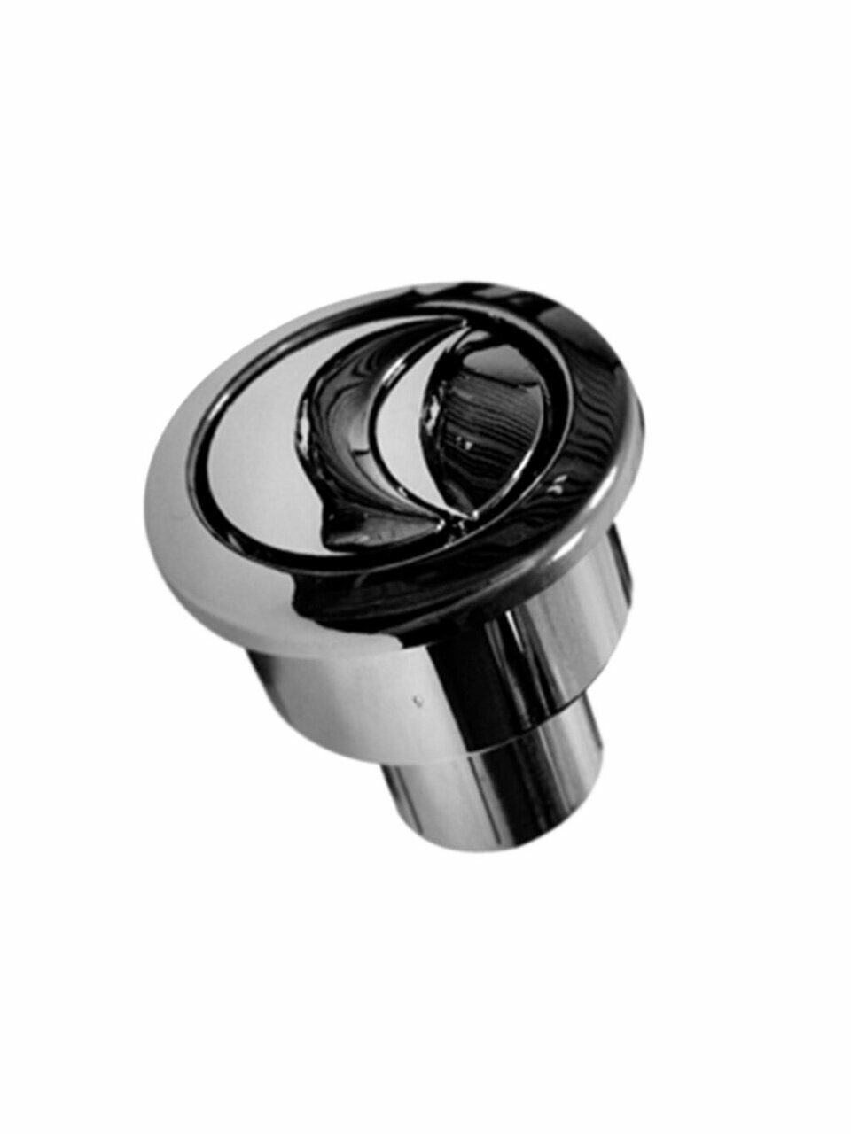 Кнопка для арматуры бачка унитаза двухрежимная, хром, Инкоэр, СБ2-АА-КМ Р