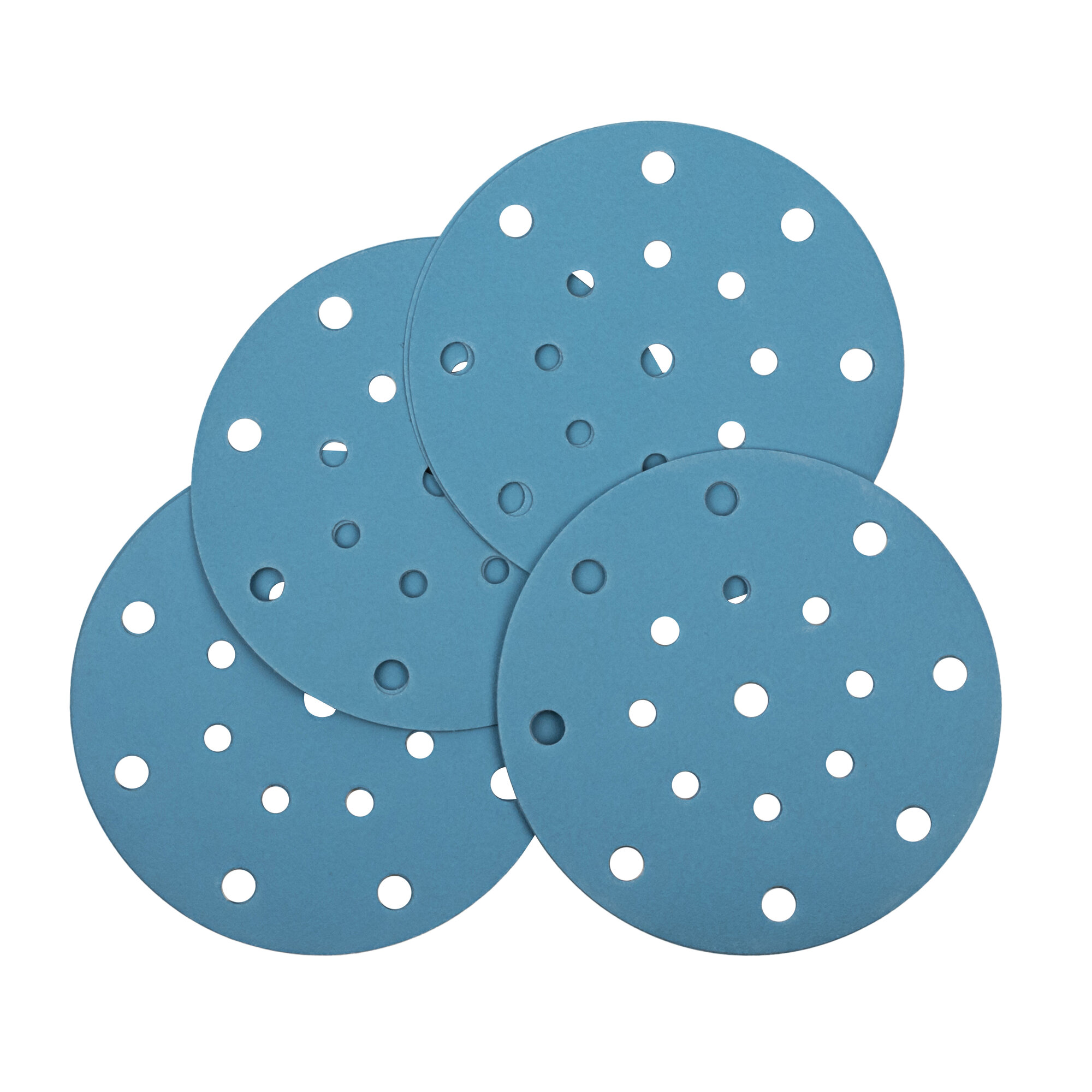 Круг шлифовальный DLT GrandFlex BLUE-CERAMIC, P240, 150мм, 10шт, (на бумаге, керамика и оксид алюминия), арт.3031