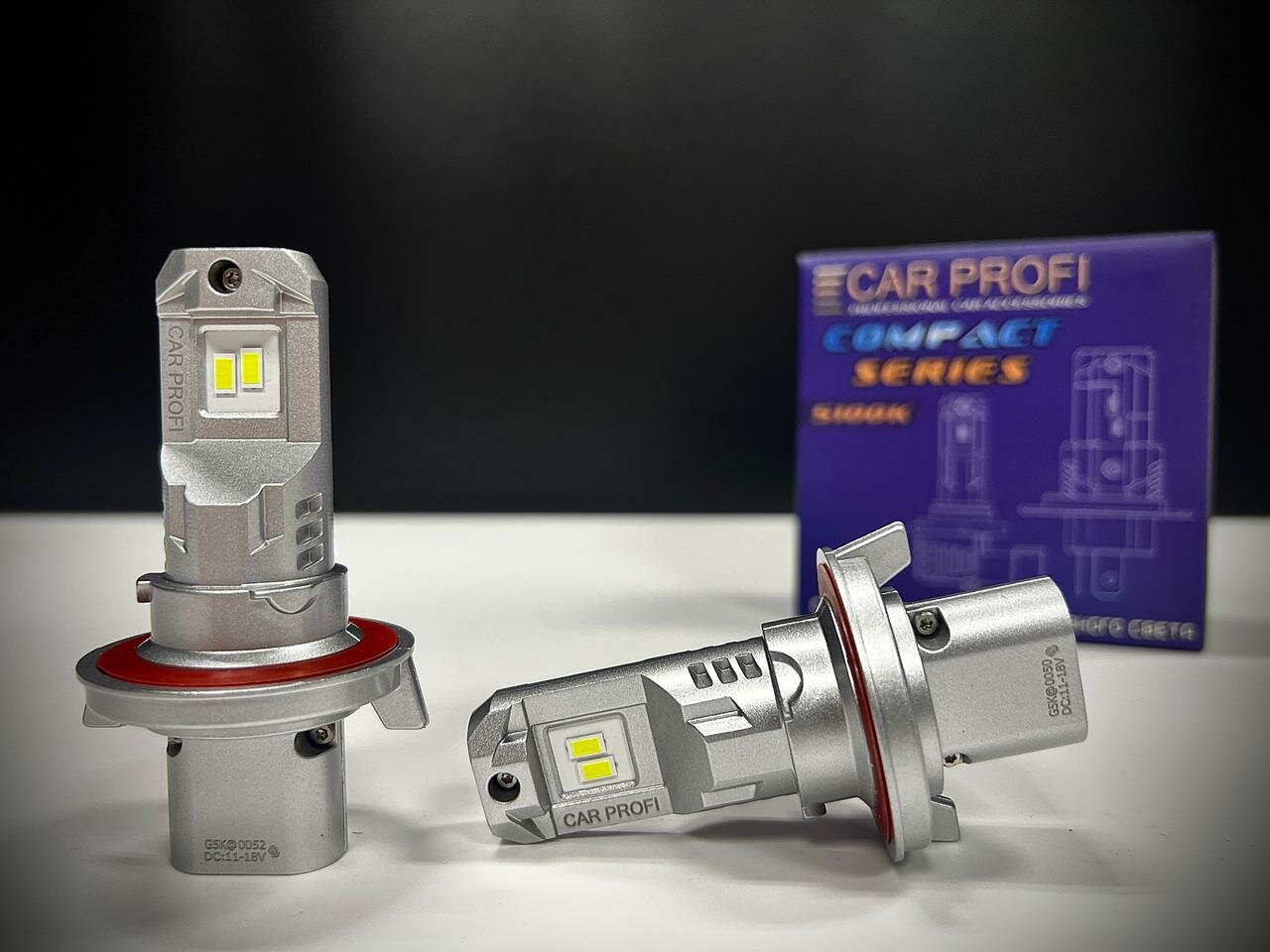 LED светодиодные лампы H13 / Led для автомобилей / Компактные без адаптеров автомобильные led лампочки