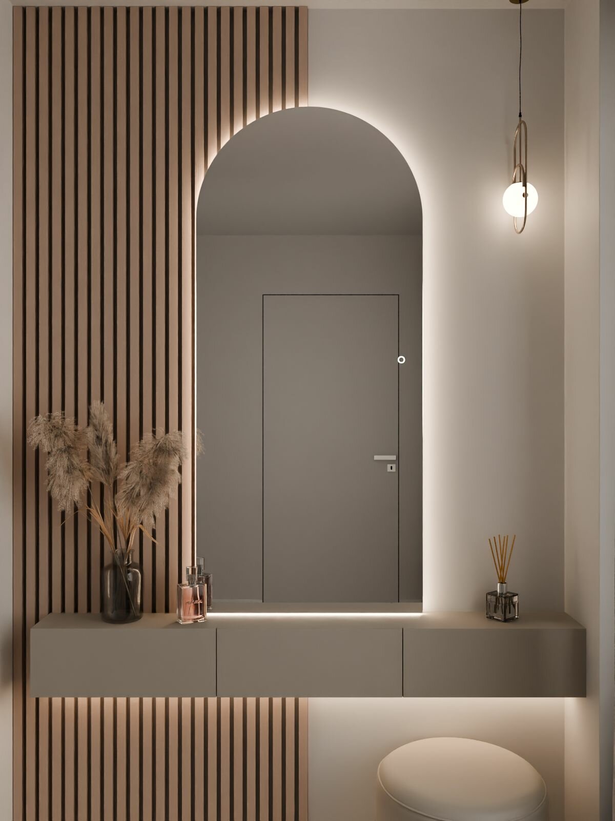 Зеркало 140х70 см. CLOUD MIRROR М5 настенное фигурное сенсорное