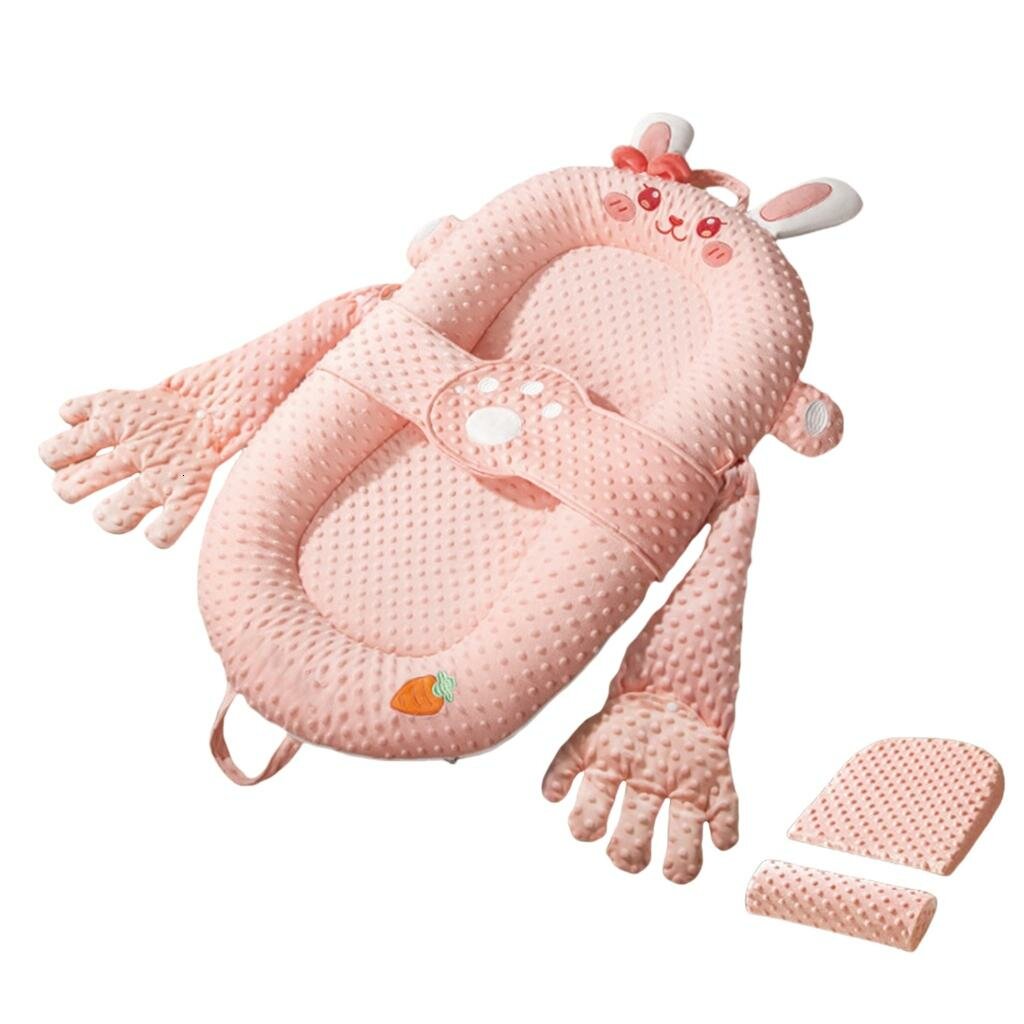 Младенец успокаивающая кроватка для новых родителей безопасная утешительная детская кровать с пультом, - КРОЛИК2