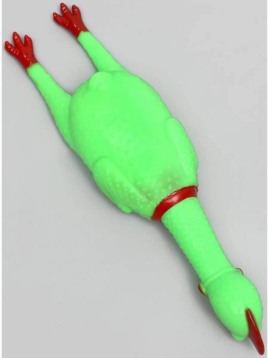 Игрушка Кричащая курица пищалка 28 см