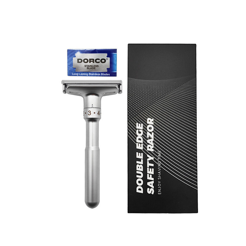 Безопасная бритва T-типа, ручная бритва, старинная бритва для мужчин, бритва для удаления волос, бритва для лица из цинкового сплава