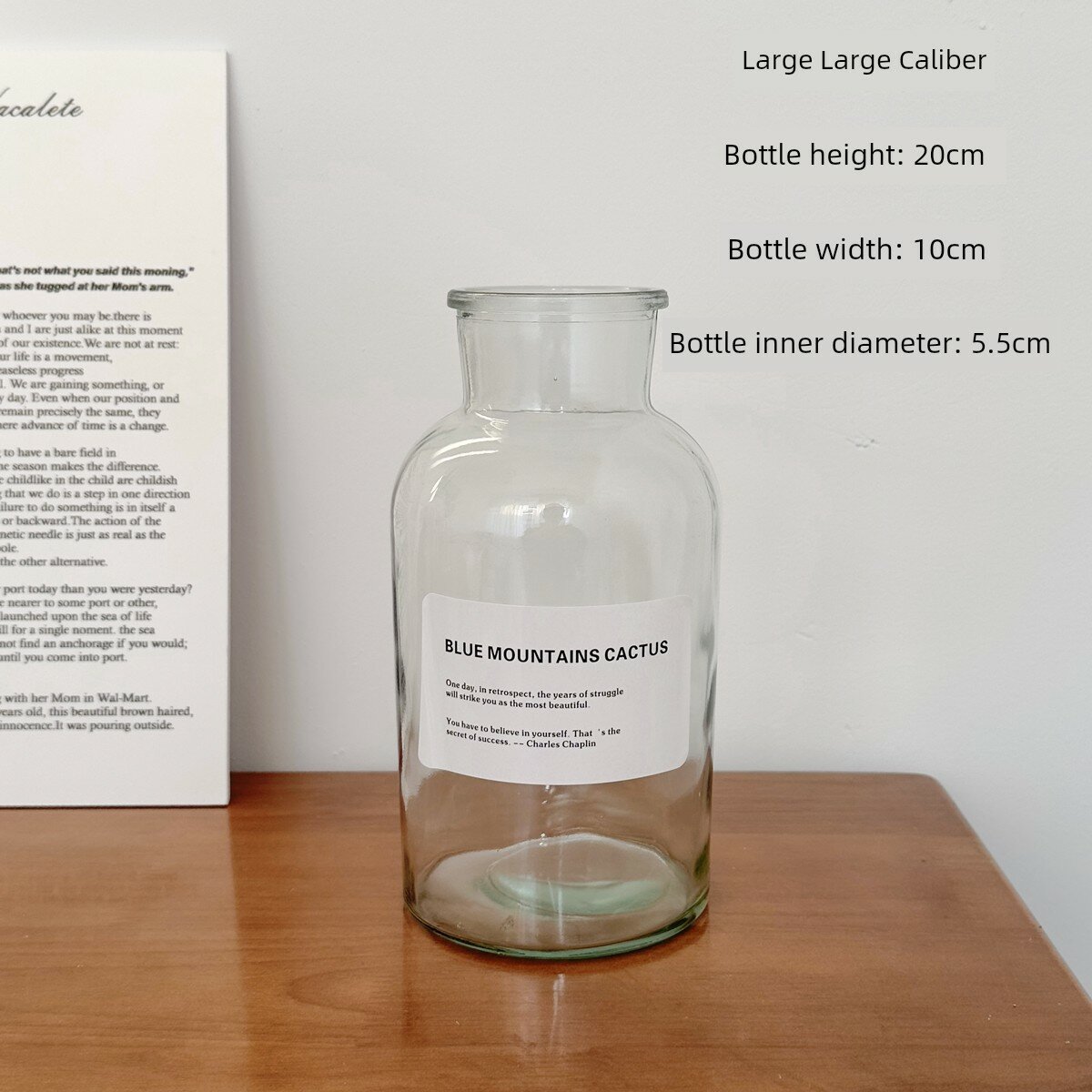 Мини-ваза, стеклянная ваза во французском ретро-стиле, прозрачная ваза для цветочных композиций, для аквапоники,