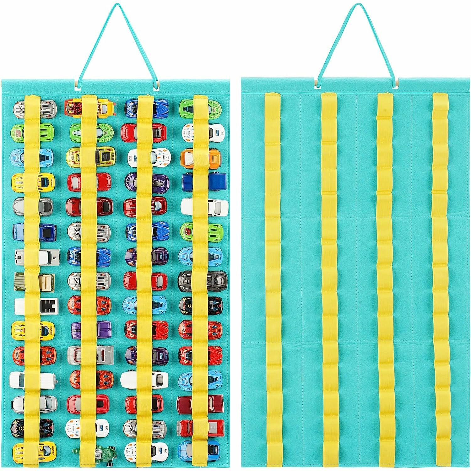 Система хранения для игрушечных машинок, органайзер-панно на стену для порядка в детской комнате