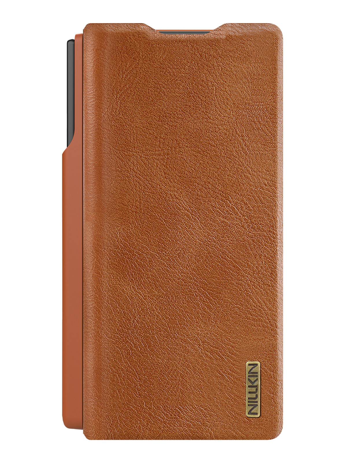 Чехол Nillkin на Samsung Galaxy Z Fold7, QIN Pro книжка, со стилусом, коричневый