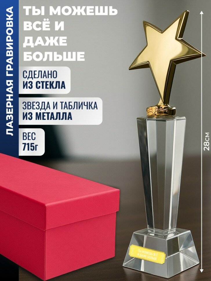 Наградная стела "Ты можешь всё и даже больше"